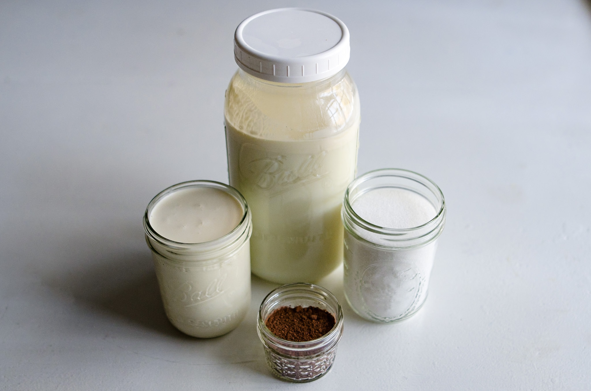 Simple Homemade Chocolate Coffee Creamer Recipe - Mighty Roots Homestead